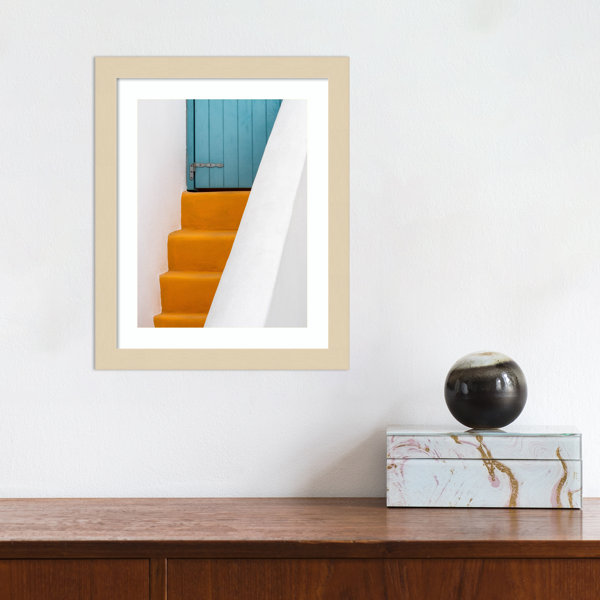 Ivy Bronx Markus Auerbach Stairs Framed On Paper by Markus Auerbach Photograph | Wayfair
